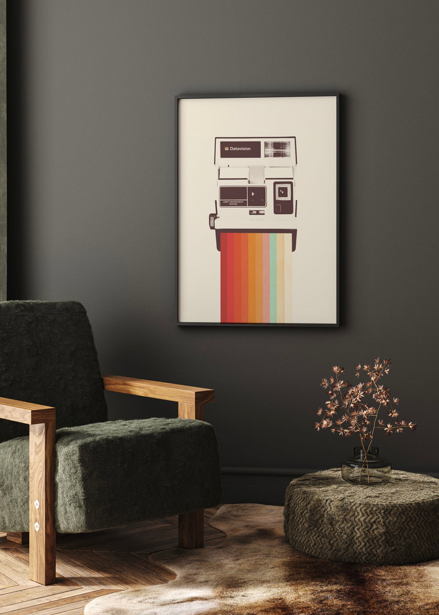 Instant Camera Rainbow By Florent Bodart – Wolf & Bear Prints